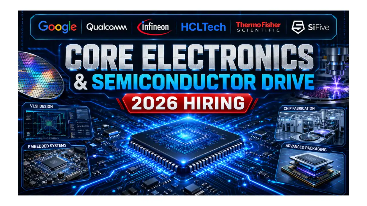 Core Electronics Jobs 2026: Semiconductor Recruitment Drive 2026 ...